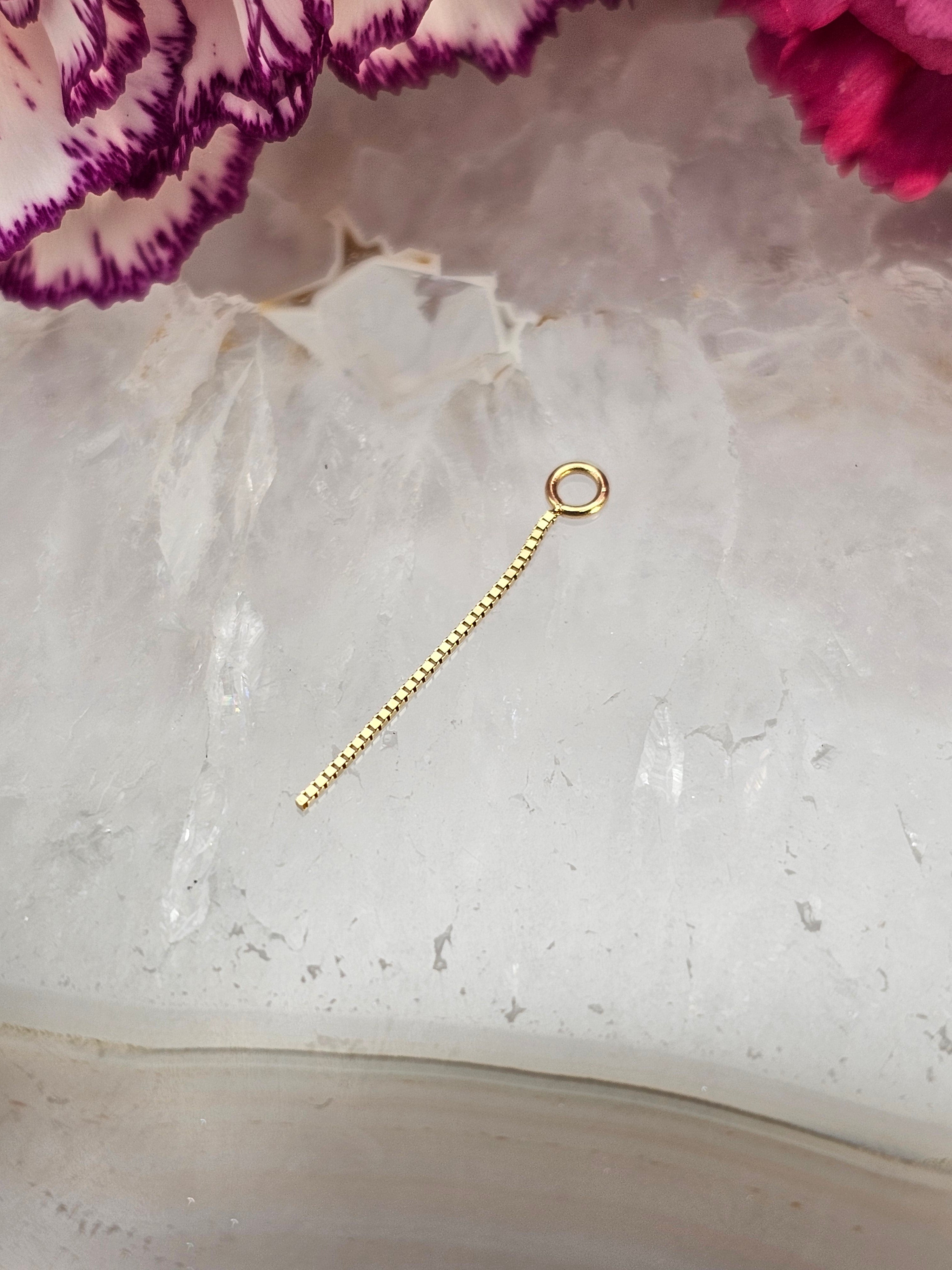 Quetzalli yellow gold Kite Tail mini – Facet Piercing and Fine Jewelry